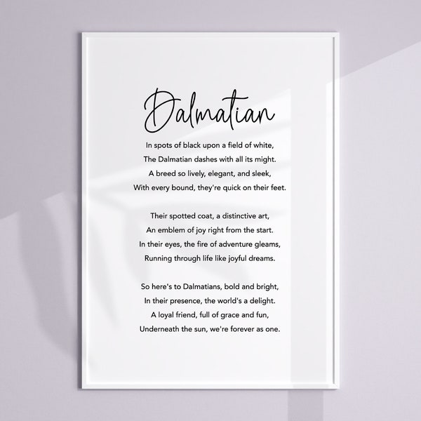 Dalmatian Wall Art - Etsy