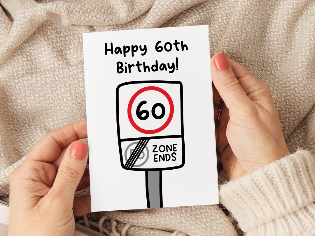 60th Birthday Card, Funny 60th Birthday Card, Dad 60th Birthday Card ...