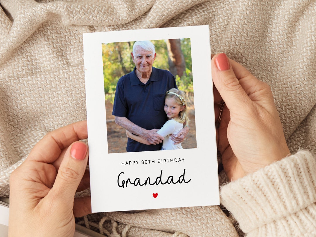 Personalised Grandad Birthday Card, Grandad Picture Cards, Grandad ...