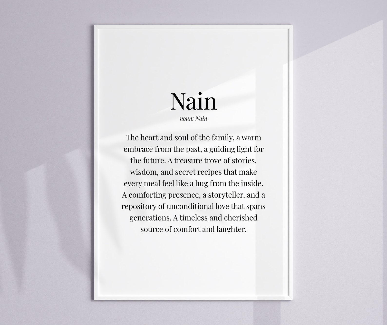 Nain Definition Print Gift for Nain Upgraded to Nain Nain - Etsy