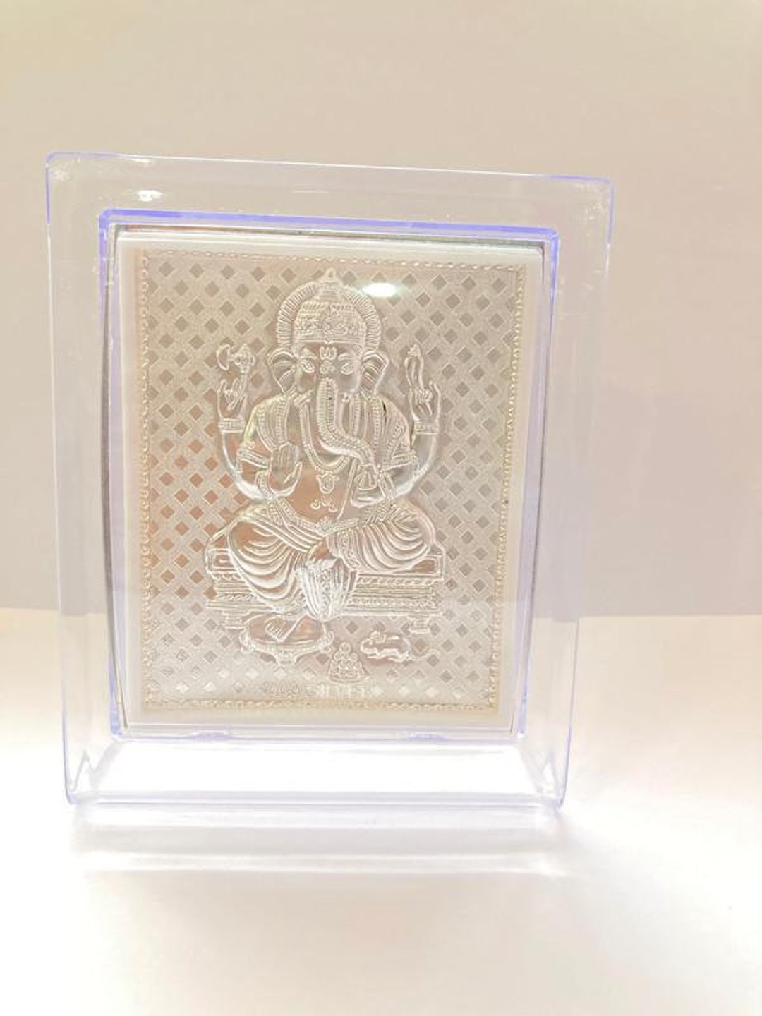 Pure Silver Ganesh Ji Photo Frame / Silver Ganesh Frame / Gift - Etsy