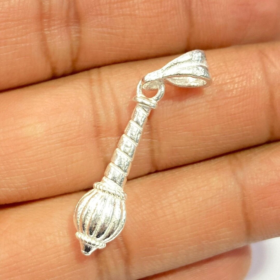 925 Sterling Silver Hanuman Gada Pendant / Mace Locket - Etsy