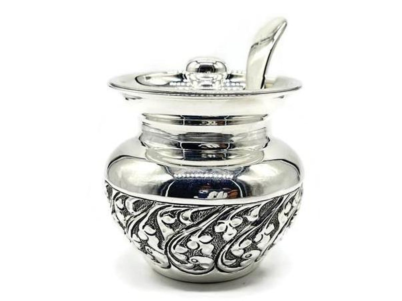 925 Sterling Silver Ghee Pot / Ghee Dani - Etsy