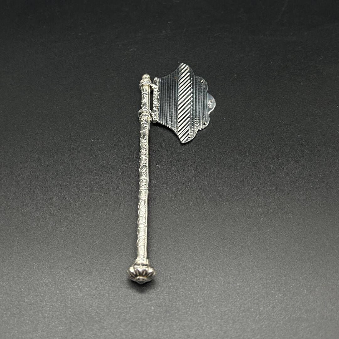 925 Solid Silver Pankhi, Floral Design Small Fan or Pankhi for God Puja ...