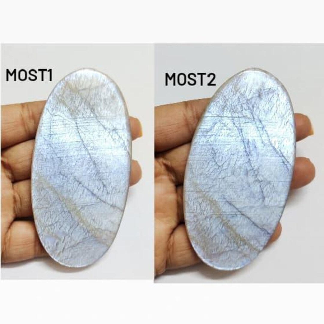 Huge African Moonstone, Natural Moonstone Cabochon,flat Back Side ...