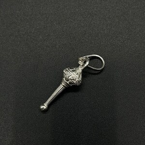 925 Sterling Silver Hanuman Gada Pendant / Mace Locket - Etsy