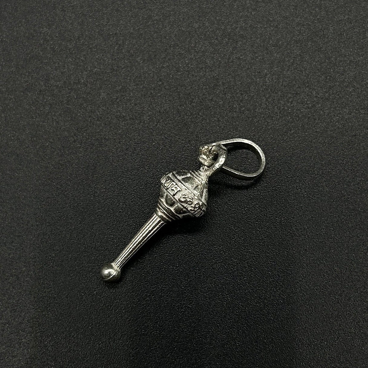925 Sterling Silver Hanuman Gada Pendant / Mace Locket - Etsy