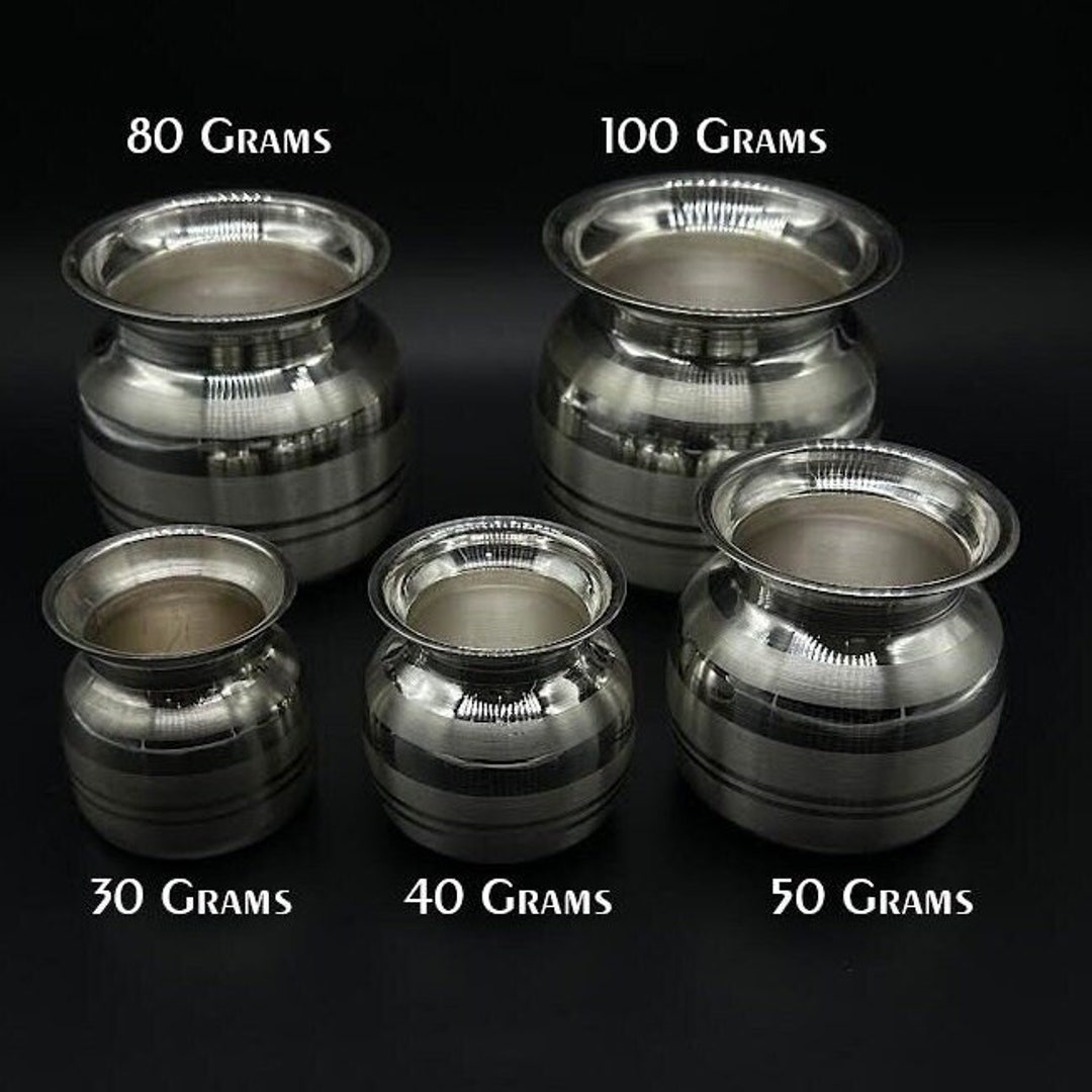 999 Solid Silver Kalash Lota / Silver Lota at Best Price in Etsy ...