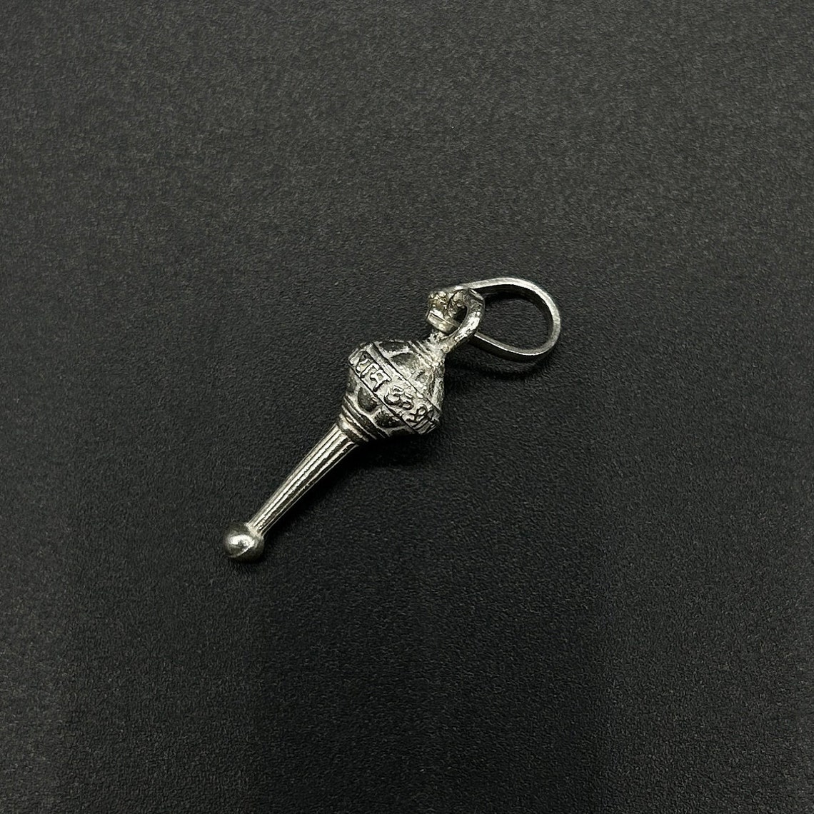 925 Sterling Silver Hanuman Gada Pendant / Mace Locket - Etsy