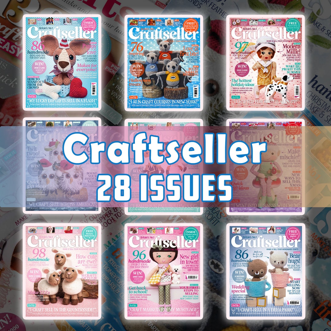 Craftseller-28 Magazine Pdf- Sewing- Knitting -crochet -embroidery -do ...