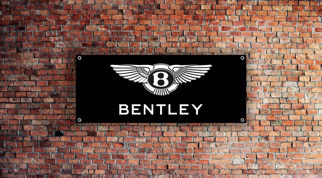 Bentley Logo Banner Vinyl, Garage Sign,office or Showroom, Flag, Racing ...