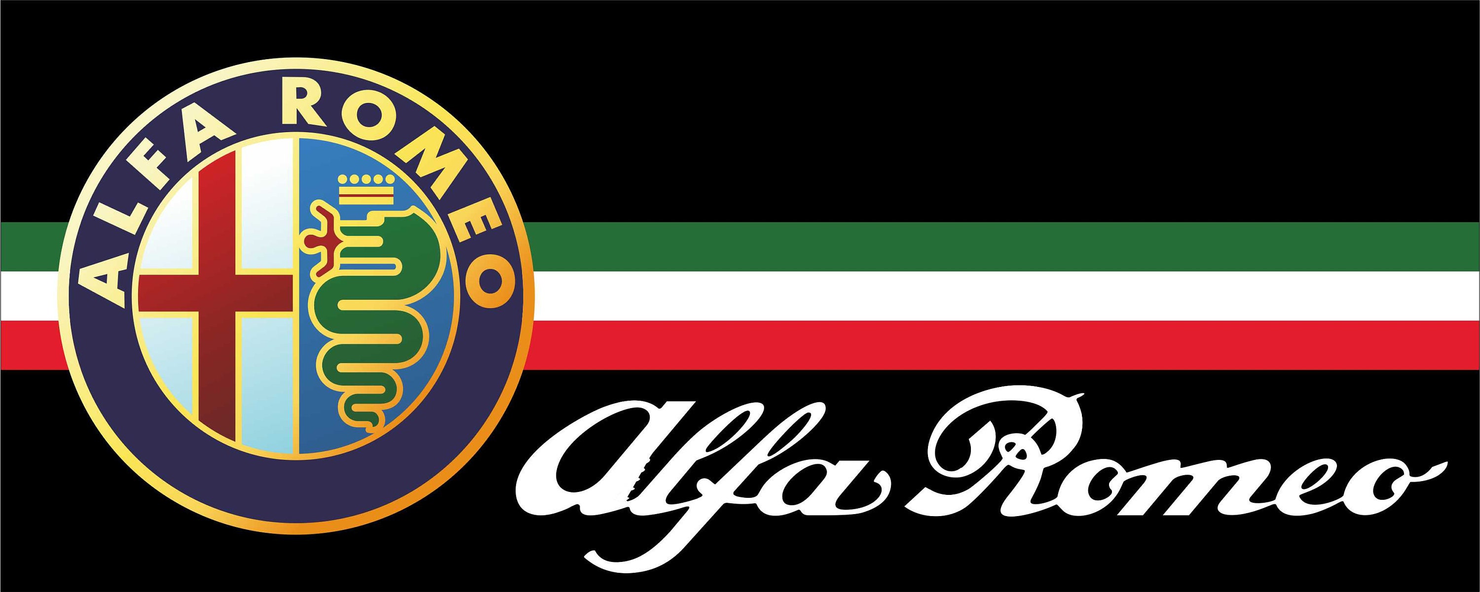 Alfa Romeo Logo Banner Vinyl, Garage Sign,office or Showroom, Flag ...