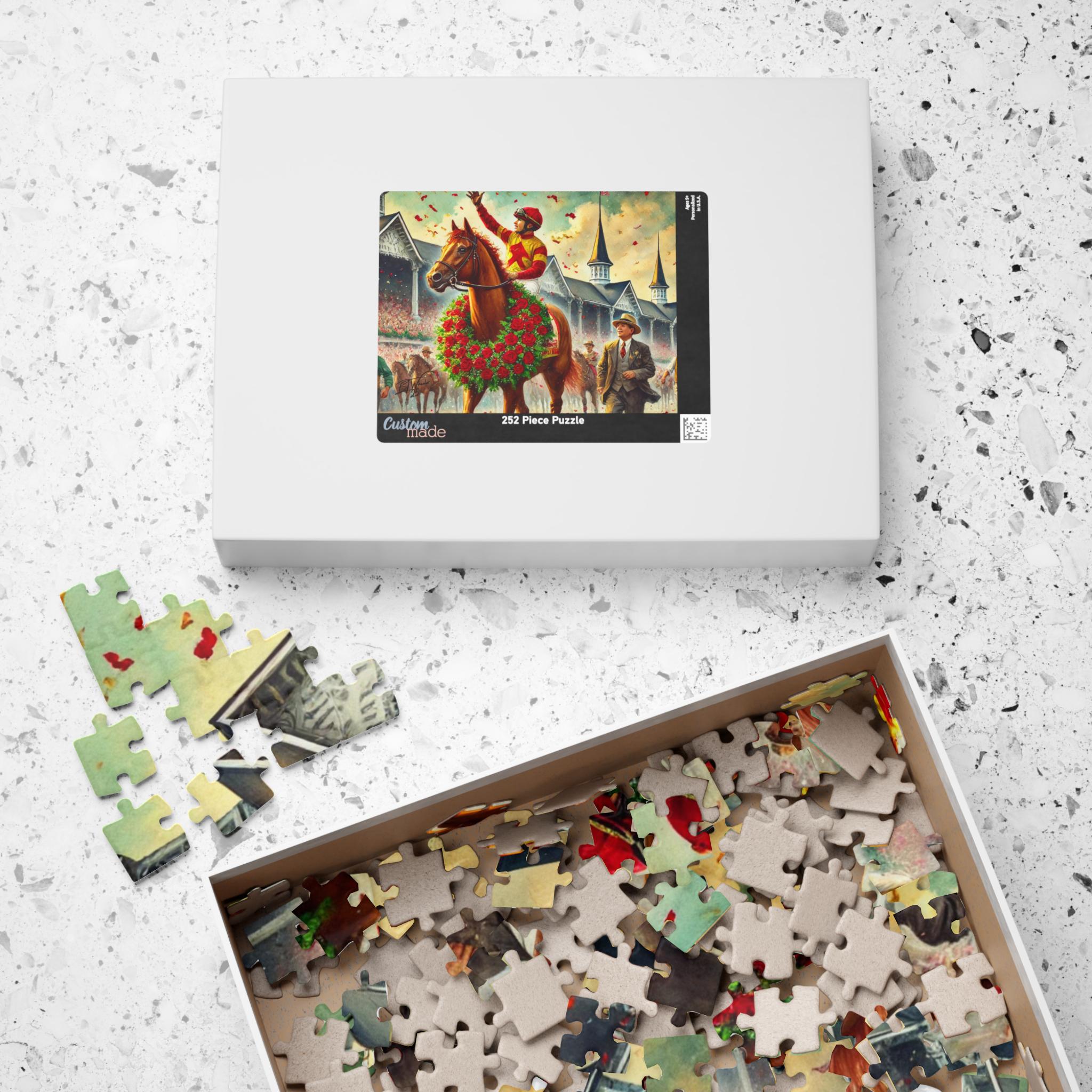 Victory Lap: Kentucky Derby 2024 Jigsaw Puzzle - Majestic Racehorse ...
