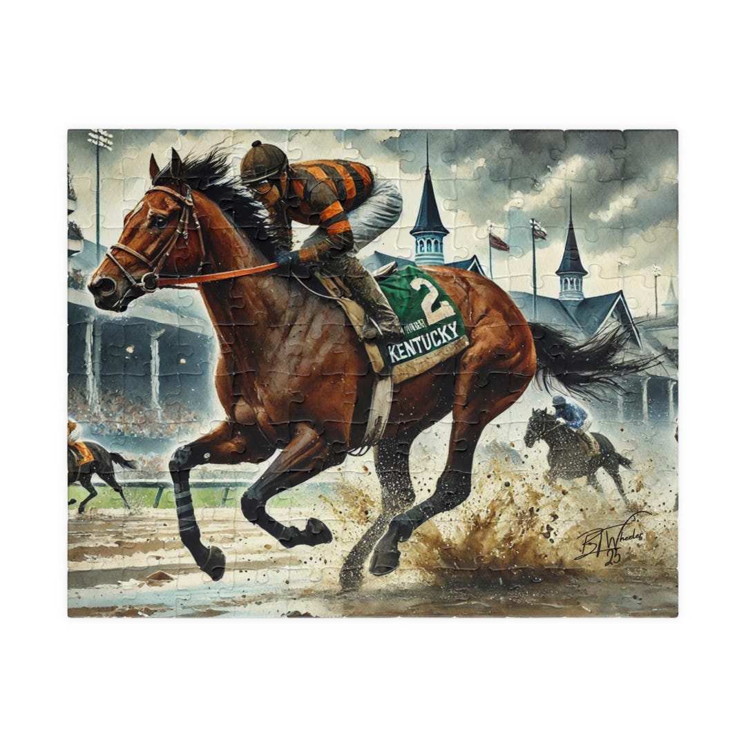 Champion's Flight: Kentucky Derby 2024 Jigsaw Puzzle - Powerful ...