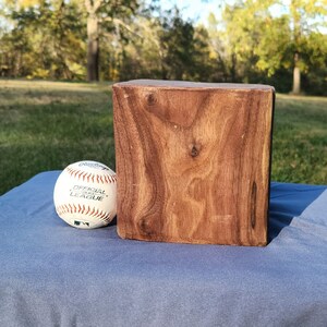 6 Inch Solid Black Walnut Heartwood Block - Etsy
