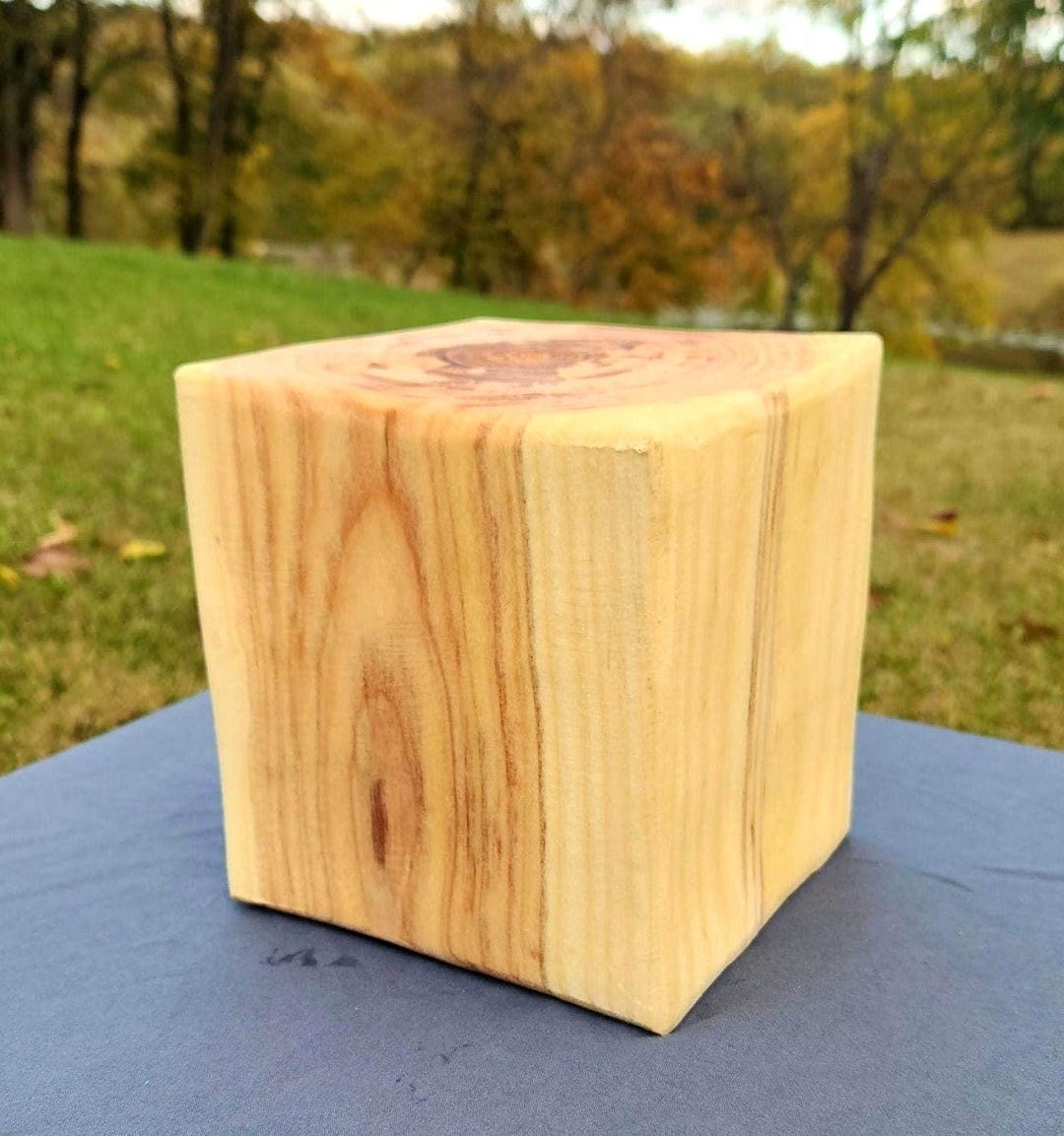 6"x 6"x 6" Honey Locust Wood Blank / Block /wood Turning / DIY Projects ...