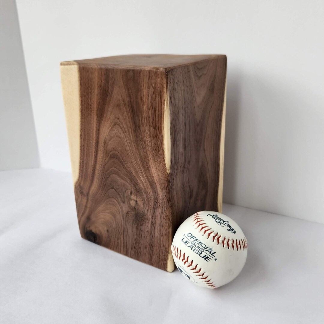 5"x 5"x 8" Large Black Walnut Block/turning Blank, Smooth Matte Finish ...