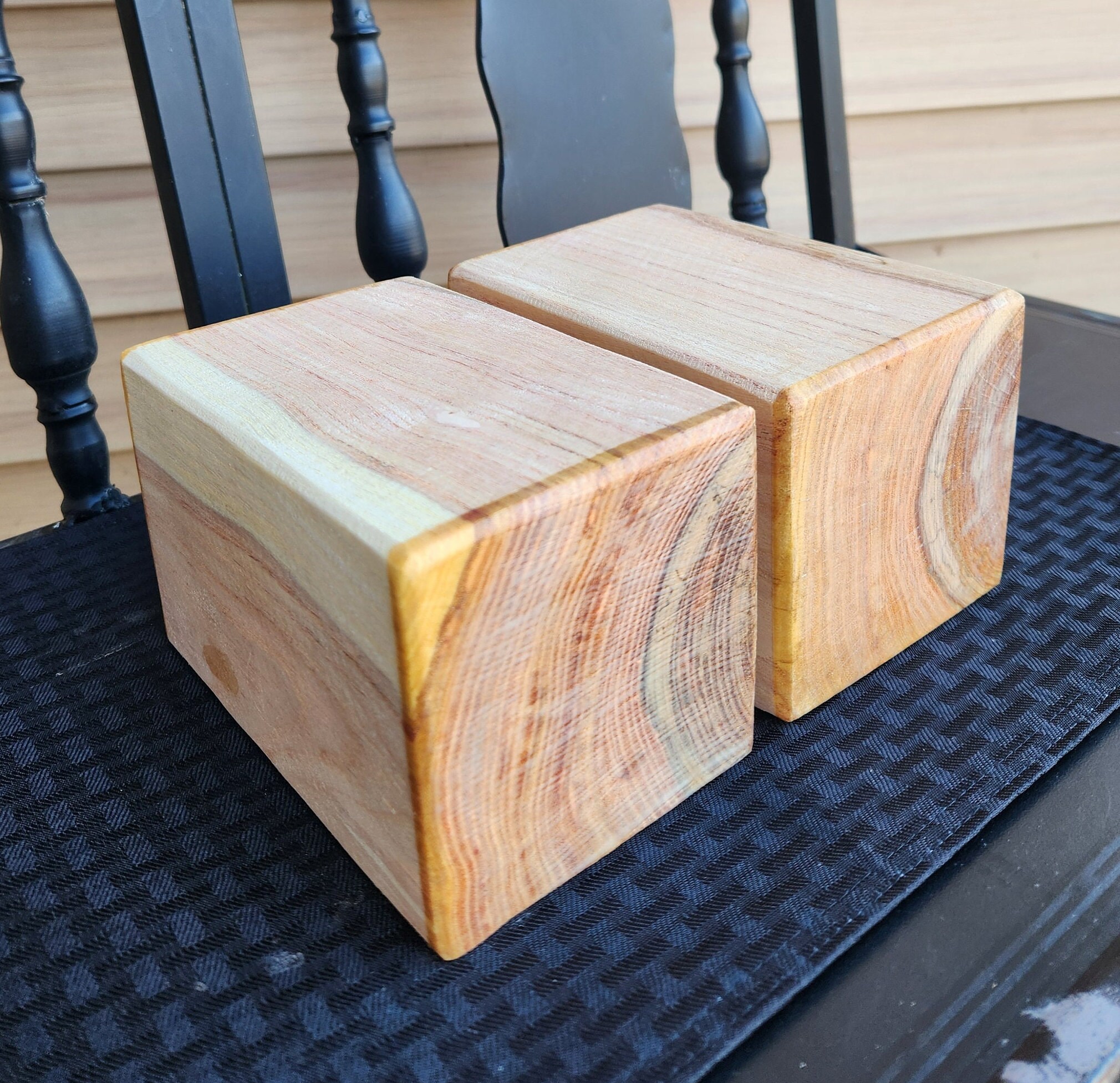 4"× 4"× 6" (pack of 2) Rare Iowa Honey Locust Turning Squares,planed ...