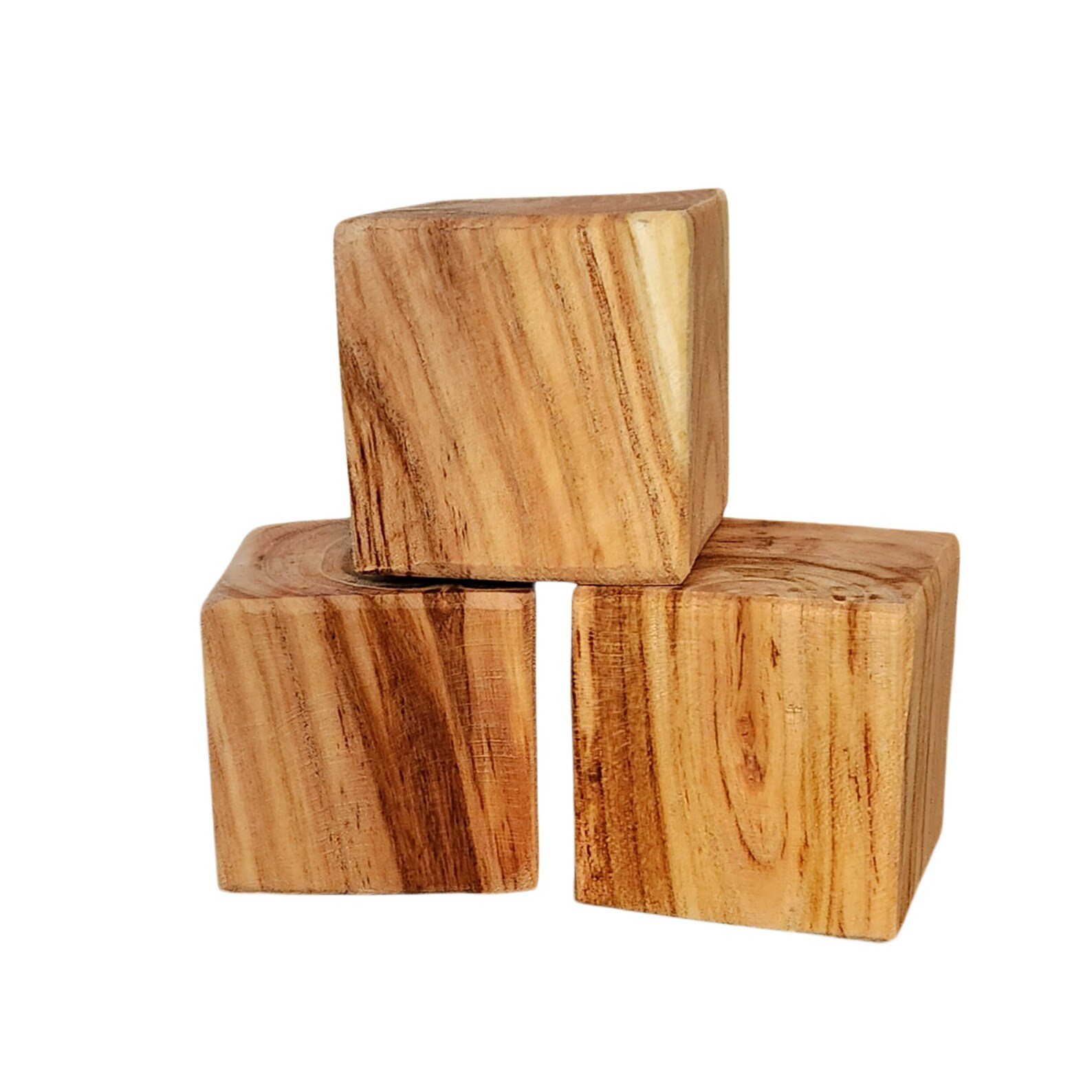 3"x 3"x 3" Honey Locust Wood Blocks / Craft and DIY Projects /wood ...