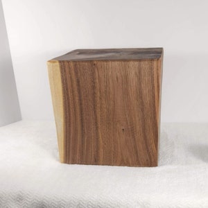 8 Inch Solid American Black Walnut Heartwood Block - Etsy