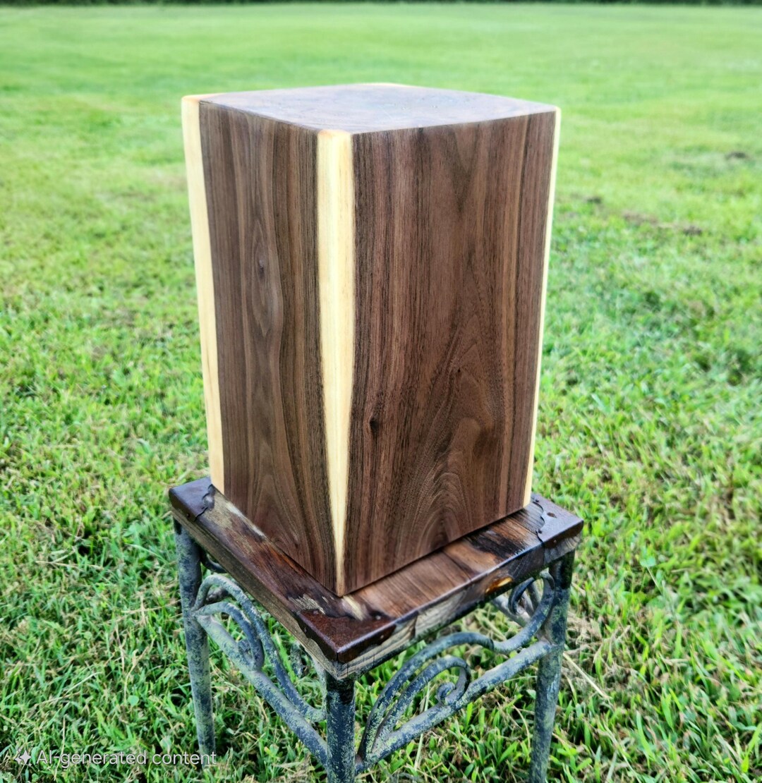 Large Iowa Black Walnut Wood Block (6"x 6"x 10") Turning Blank ...