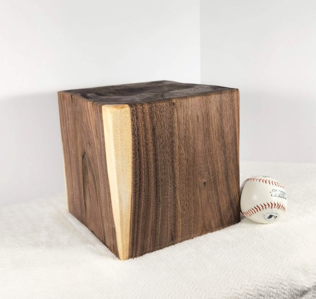 8 Inch Solid American Black Walnut Heartwood Block - Etsy