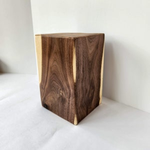 5"x 5"x 8" Large Black Walnut Block/turning Blank, Smooth Matte Finish ...