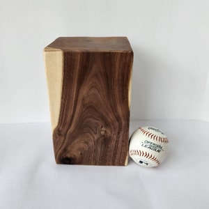 5"x 5"x 8" Large Black Walnut Block/turning Blank, Smooth Matte Finish ...