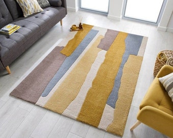 Hand Tufted Modern Area Rug for Living Room 3x5 4x6 5x8 - Etsy