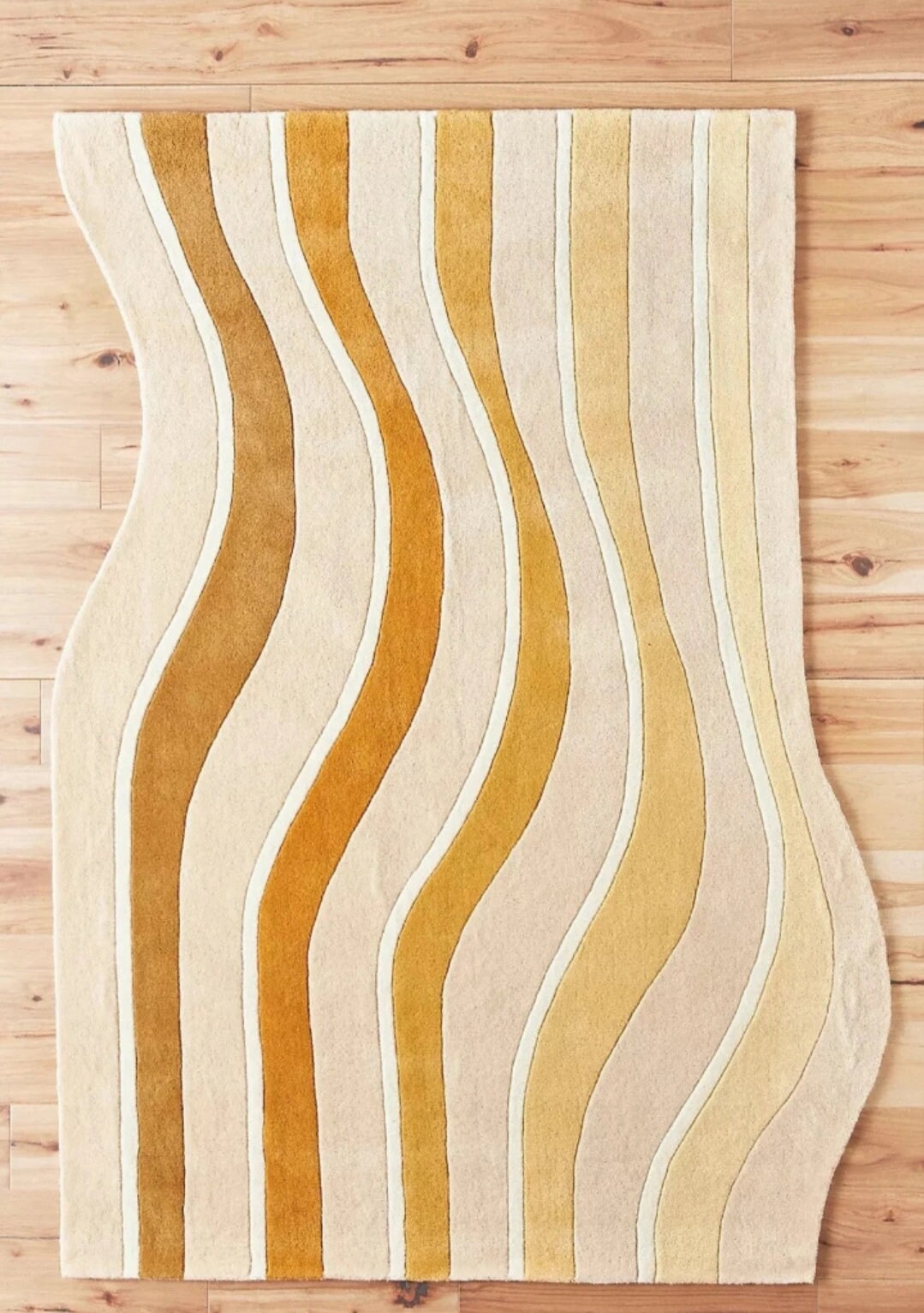 Premium Floral Wool Area Rug Modern Handmade Soft and Durable Rug ...