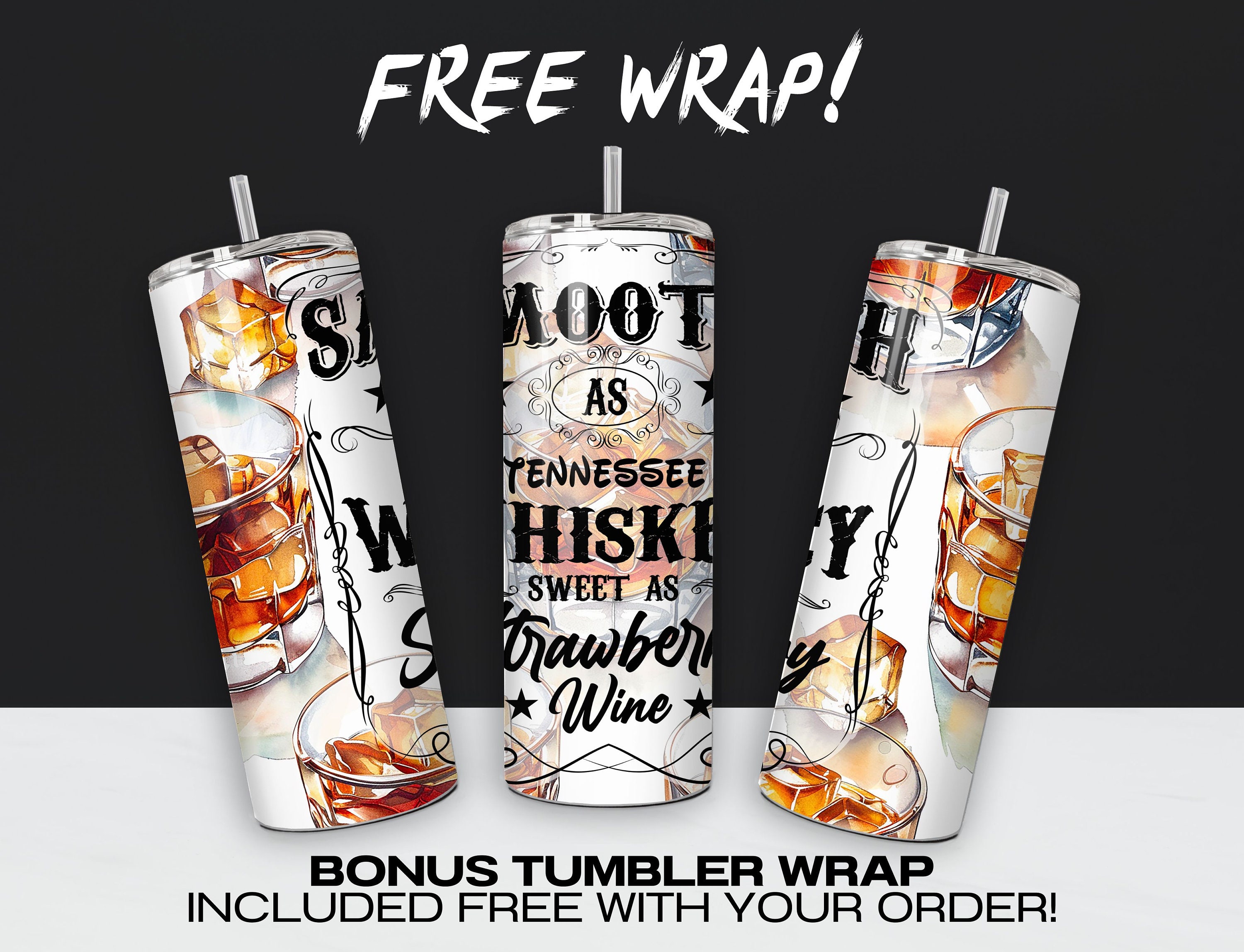 Vintage Whiskey Tumbler Wrap PNG, Sublimate, Retro Distressed Whiskey ...