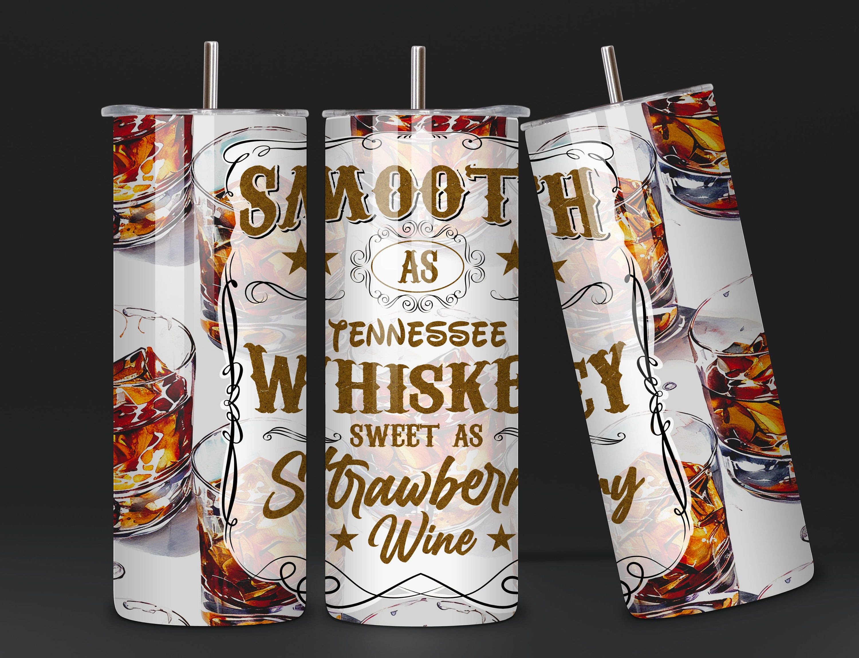 Vintage Whiskey Tumbler Wrap PNG, Sublimate, Retro Distressed Whiskey ...
