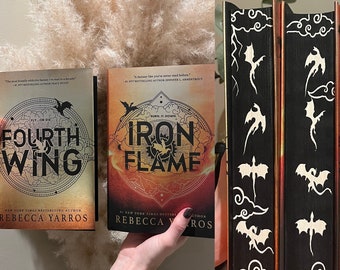 Fourth Wing & Iron Flame Cohesive Sprayed Edges Design - Etsy