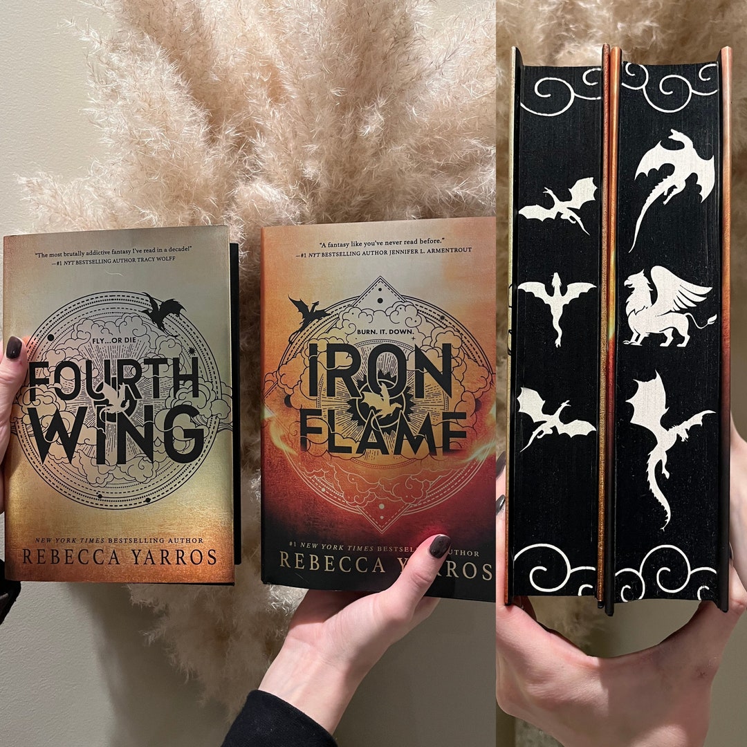 Fourth Wing & Iron Flame Cohesive Sprayed Edges Design - Etsy