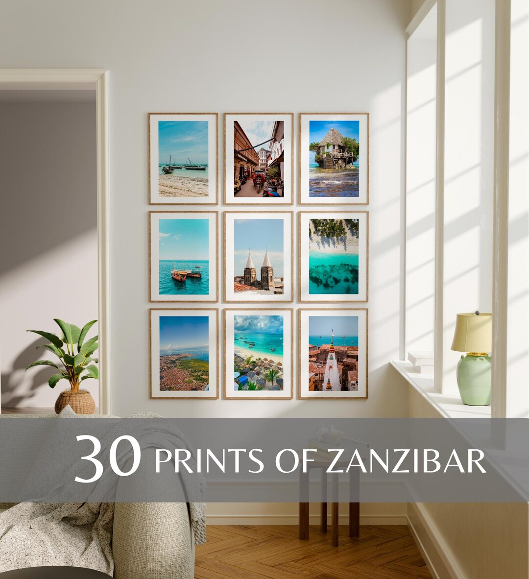 Zanzibar Poster Set of 30,zanzibar Print,zanzibar Wall Art, Zanzibar ...