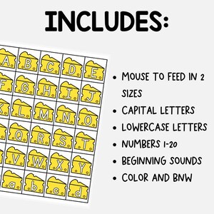 Feed the Mouse, Preschool Sensory Bin Cards, Printable Pet Feeding ...
