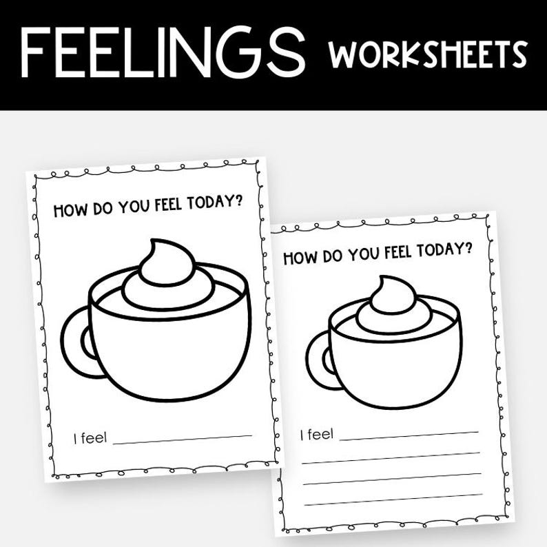 Hot Chocolate Feelings Check in Chart, Winter Emotions SEL Flashcards ...