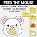 Feed the Mouse, Preschool Sensory Bin Cards, Printable Pet Feeding ...