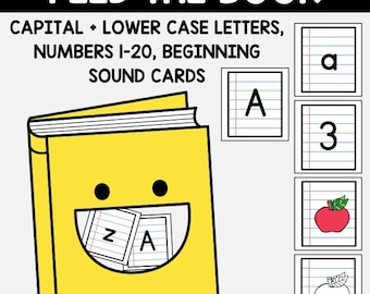 Feed the Lunch Box, Preschool Sensory Bin Cards, Printable Pet Feeding ...
