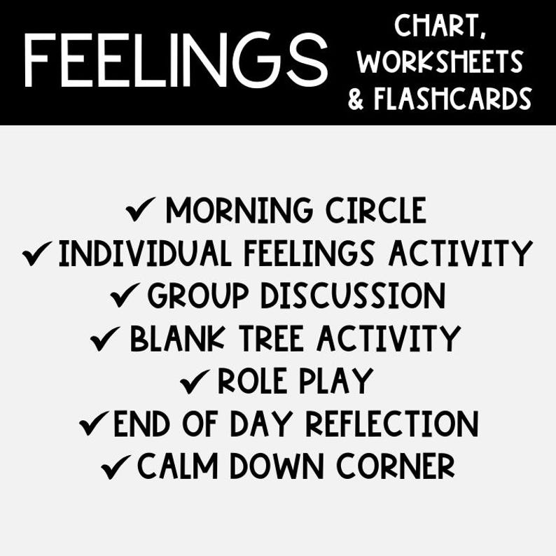 Christmas Tree Feelings Check in Chart, Emotions SEL Flashcards ...
