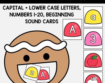 Feed the Gingerbread, Christmas Sensory Bin Cards, Preschool Sensory ...