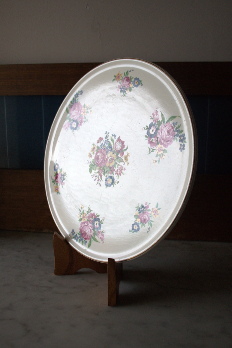 Mid-century Barker Bros Royal Tudor Cake Plate With Floral Pattern - Etsy
