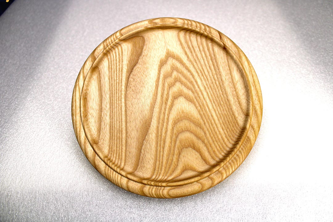 Woodturned Ash Plate BUNDLE DEAL Handmade Serving Plate Decorative ...