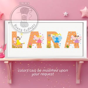 Custom Baby Name, Cross Stitch Pattern, Personalized Baby Name, Nursery ...
