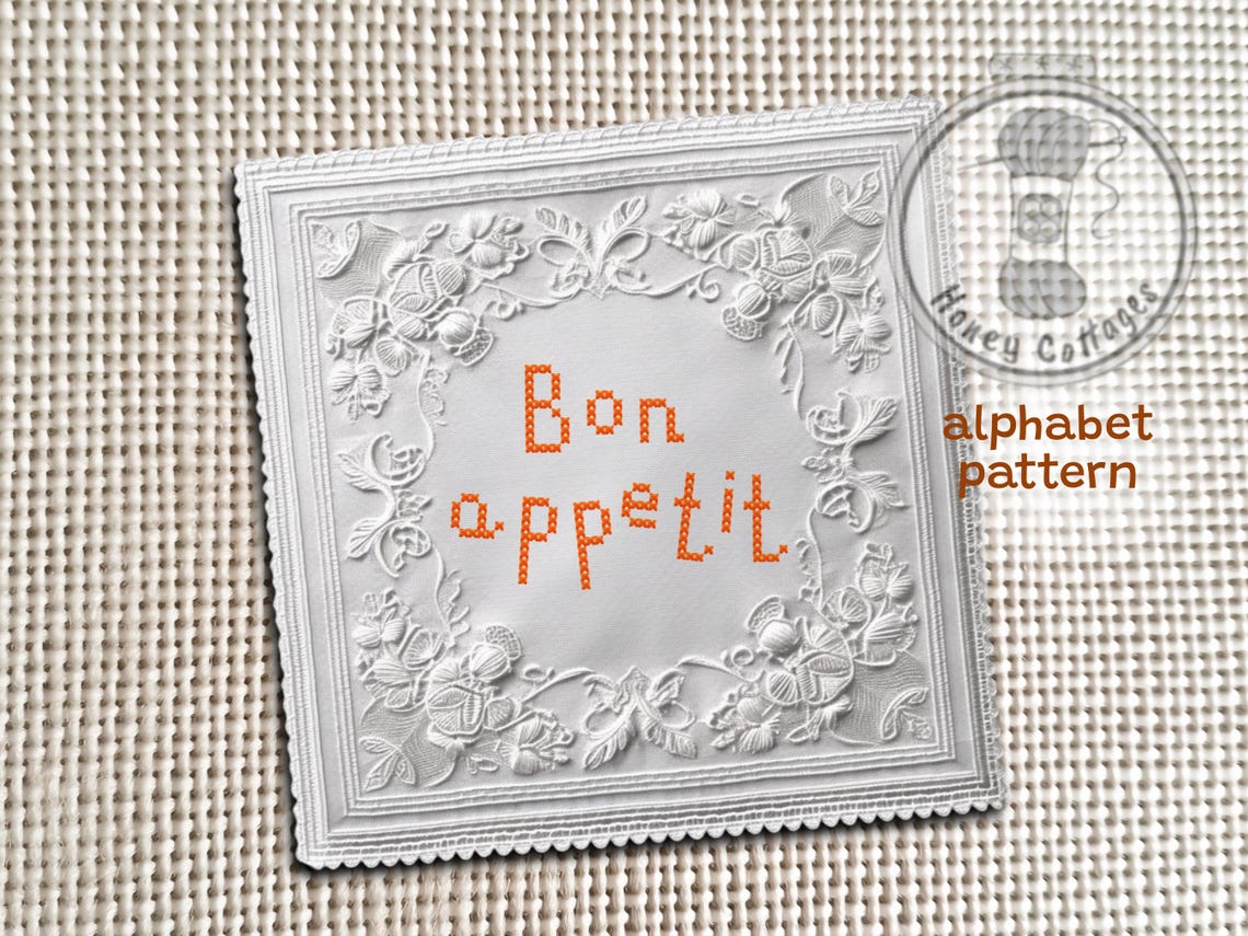 Custom Cross Stitch Pattern, Alphabet Cross Stitch Pattern, Font Cross ...