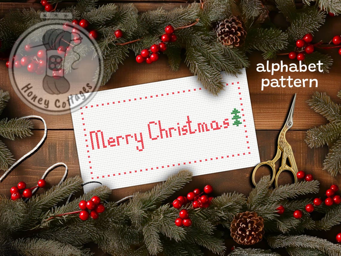 Custom Cross Stitch Pattern, Alphabet Cross Stitch Pattern, Font Cross ...