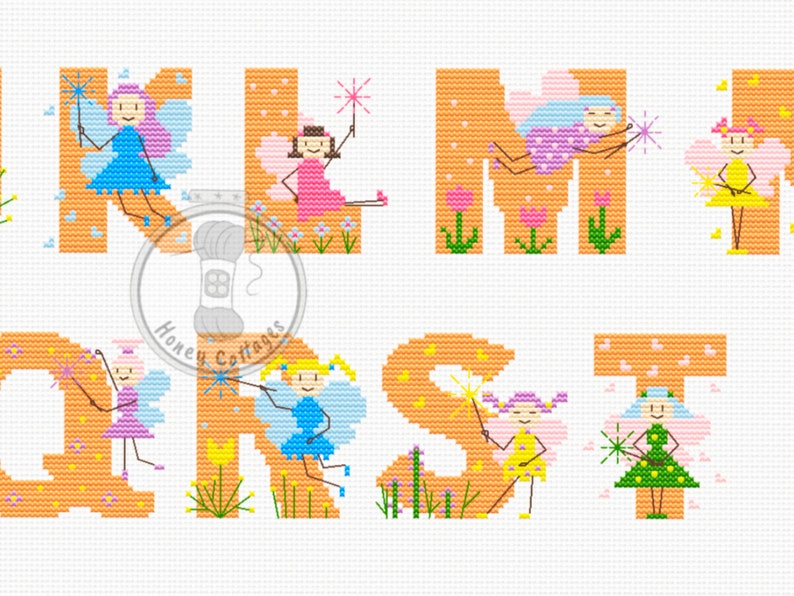 Custom Baby Name, Cross Stitch Pattern, Personalized Baby Name, Nursery ...