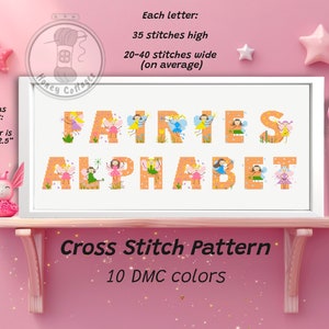 Custom Baby Name, Cross Stitch Pattern, Personalized Baby Name, Nursery ...
