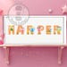 Custom Baby Name, Cross Stitch Pattern, Personalized Baby Name, Nursery ...
