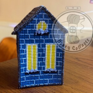 3D Cross Stitch Pattern, House Cross Stitch, House Embroidery Pattern ...